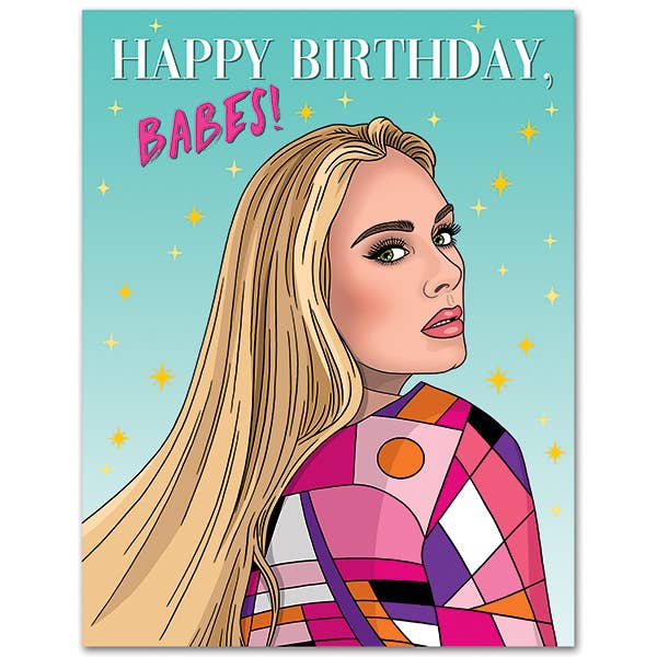 Adele Happy Birthday Babes Card Analog Record Shop