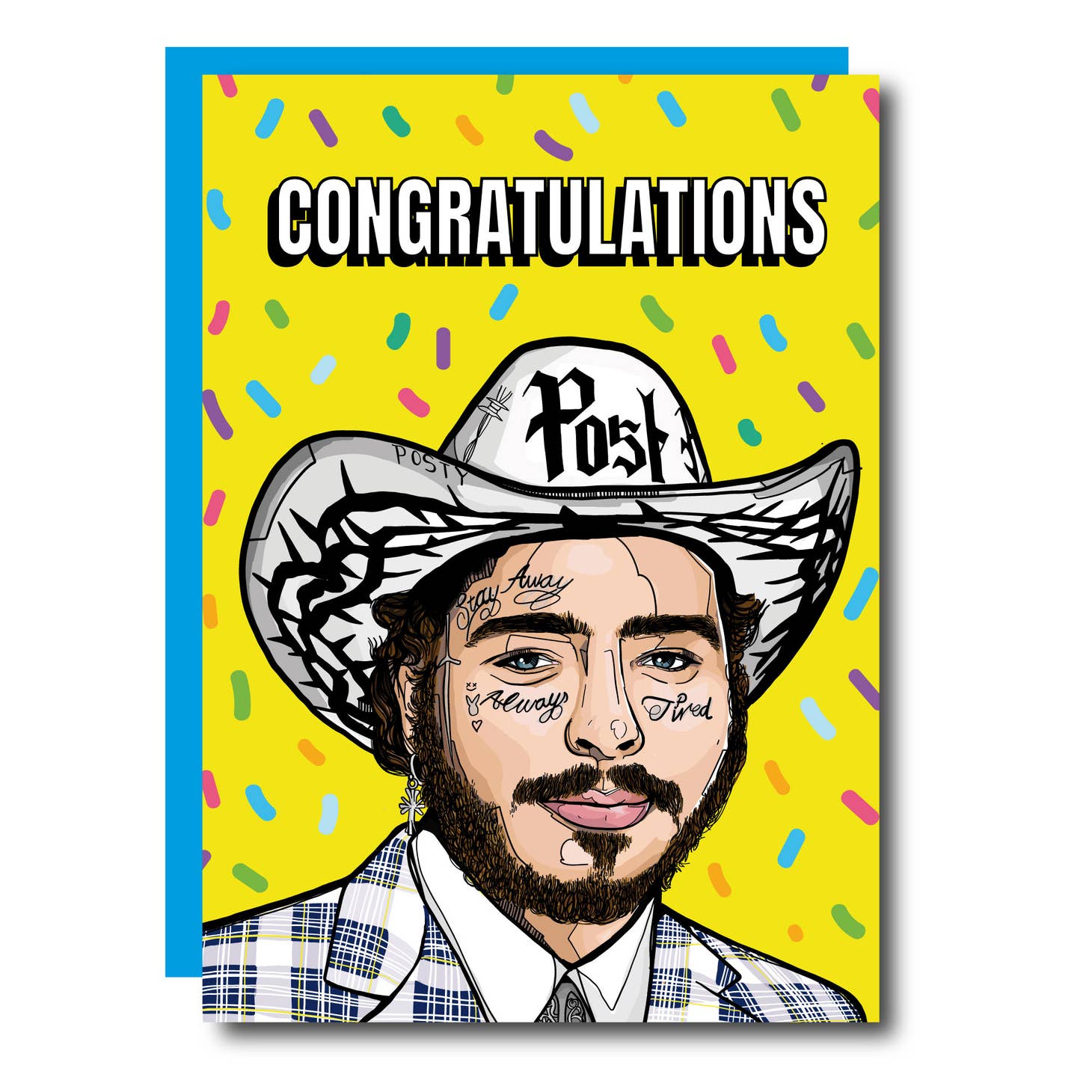 Post Malone Congratulations Card – Analog Record Shop