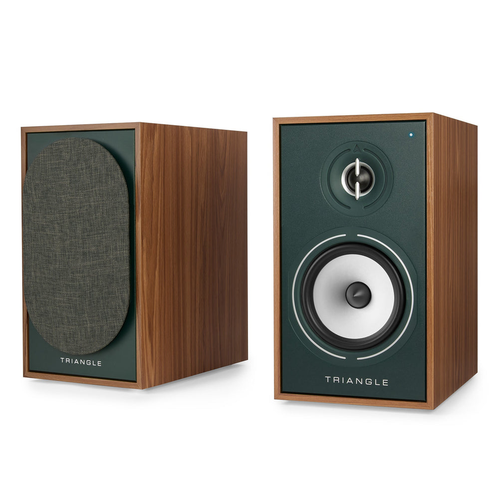 Triangle HIFI Borea BR02 Bookshelf Speaker Pair - Green – Analog Record ...
